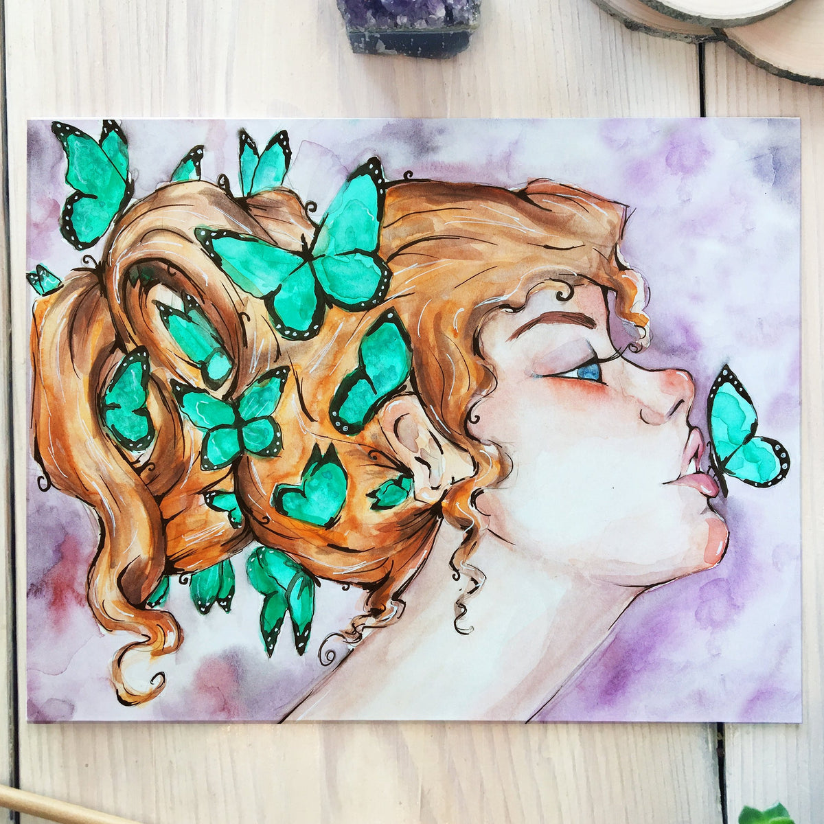 You Give me Butterflies - Art Print – Anise Designs